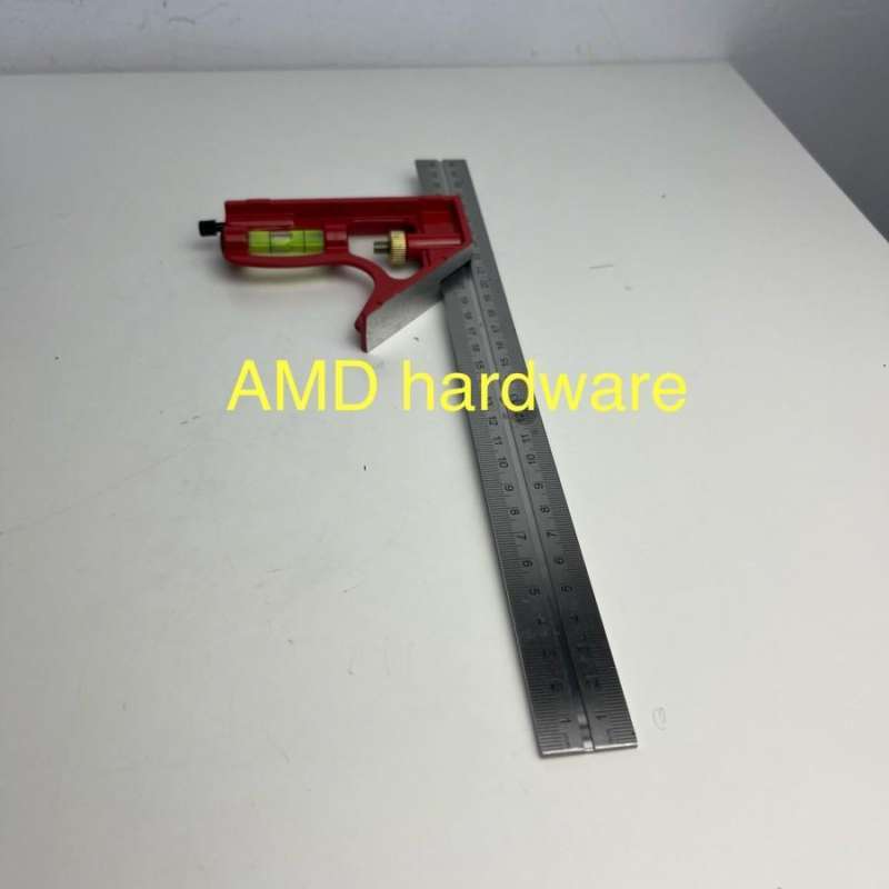 Jual Penggaris Siku Tukang / Combination Try Square Stainless Steel Di Seller Amd-hardware ...