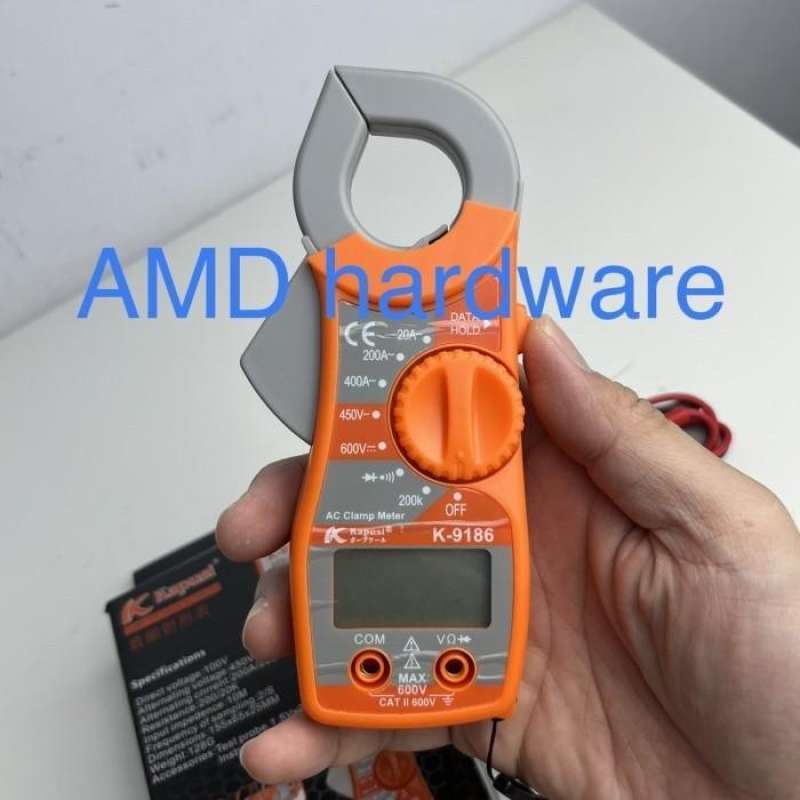 Jual Tang Ampere Digital Clamp Meter 1000 Volt Arus Ohm Multimeter Ac ...