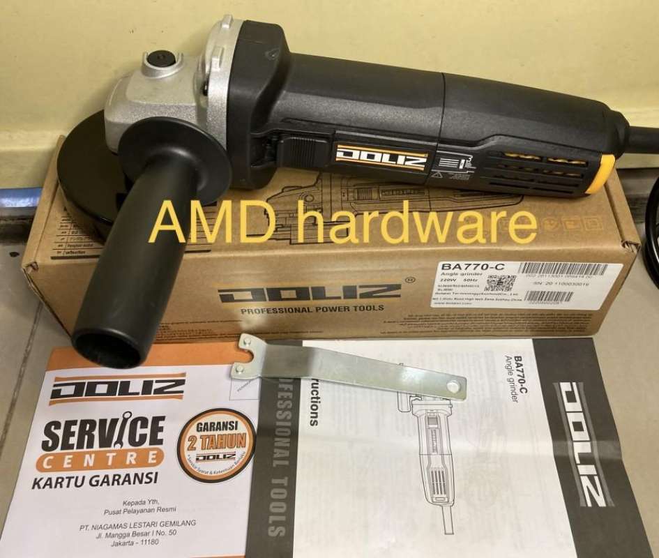 Jual Mesin Gerinda Tangan/angle Grinder 4 Doliz Ba770c Ba-770-c (maktec ...