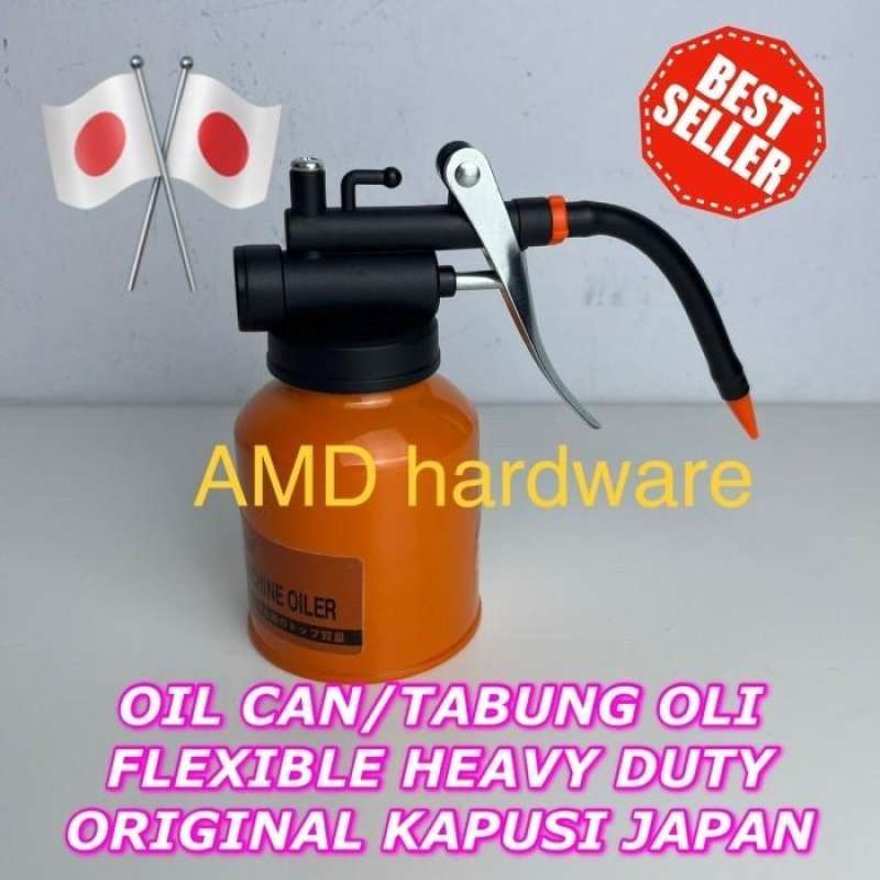 Jual Oil Can Alat Pompa Oli Tabung Besi Pipa Flexible 250ml Original ...