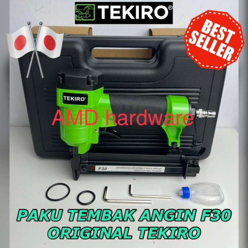 Jual Mesin Air Nailer F30 Paku Tembak Angin Kompresor Original Tekiro Japan Di Seller Amd ...