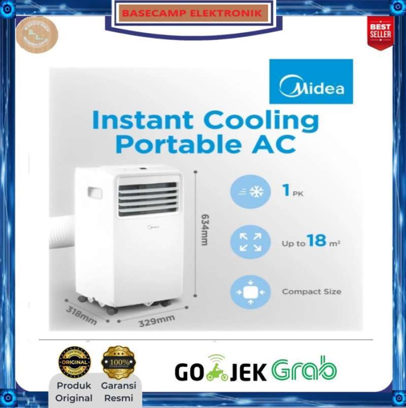 Promo Ac Portable Midea 1/2 Pk Mpha 05crn7 Diskon 23% Di Seller Tunggal ...