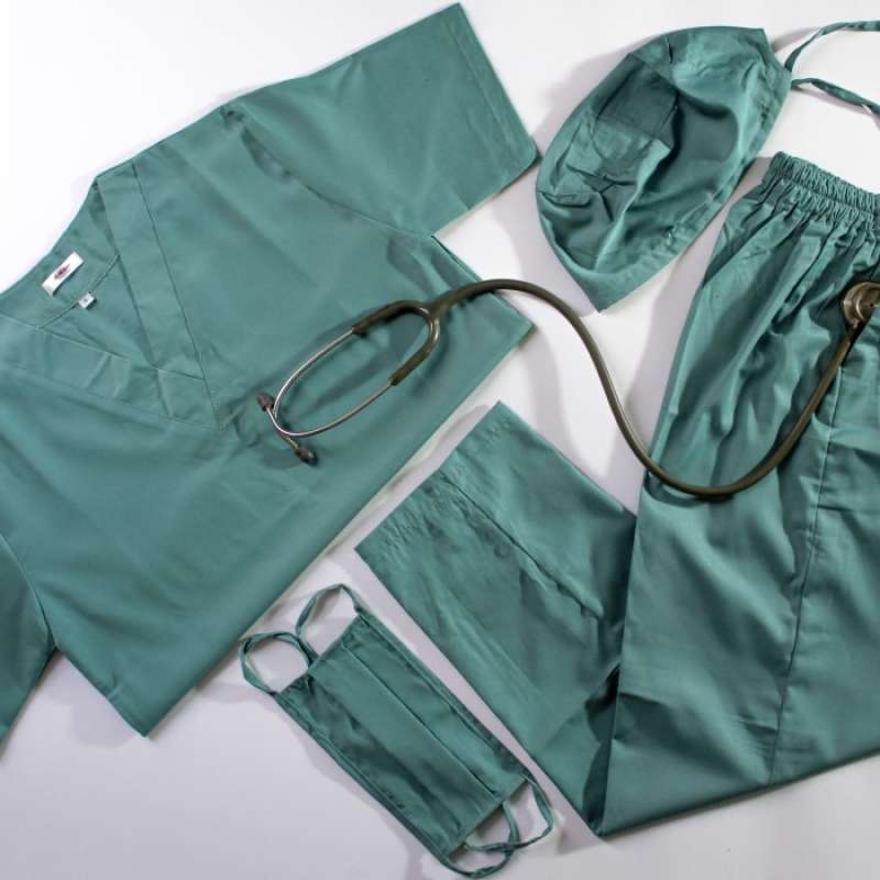 Jual Baju Jaga/seragam Medis/scrub Medis/baju Operasi/baju Ok (panjang ...