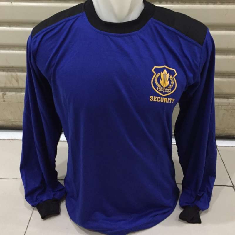 Jual Kaos Security Lengan Panjang/kaos Satpam Lengan Panjang - L Biru ... Jual Kaos Security Lengan Panjang/kaos Satpam Lengan Panjang - L Biru ...