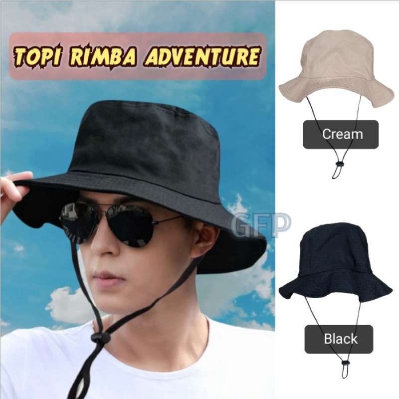 Jual Topi Rimba Adventure Outdoor - Bucket Hat Polos Camping Gunung ...