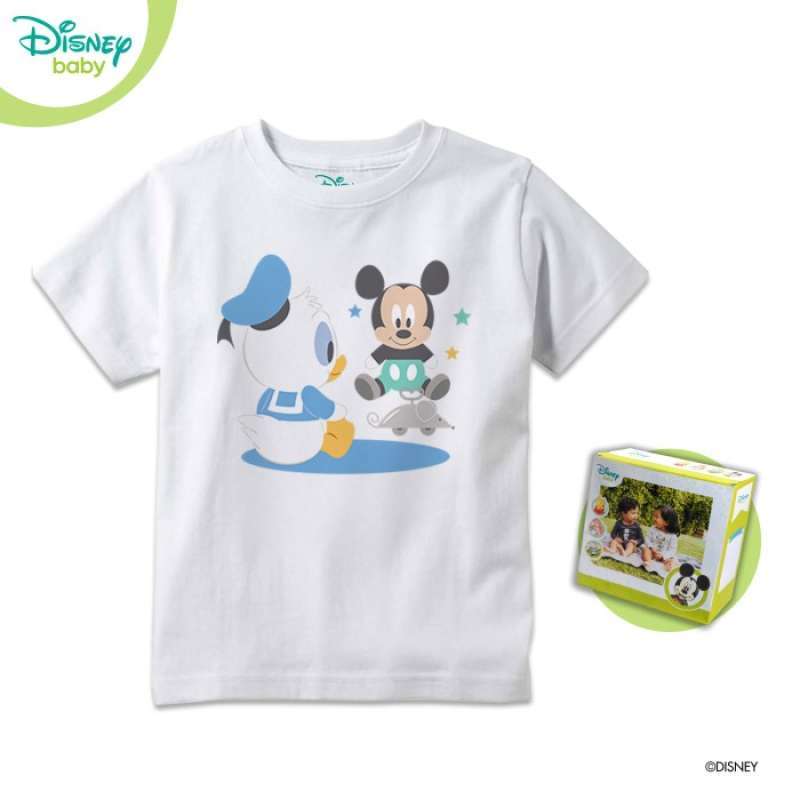 Jual Disney Baju Kaos Bayi Donald Duck & Mickey Mouse Bamboo Cotton ...