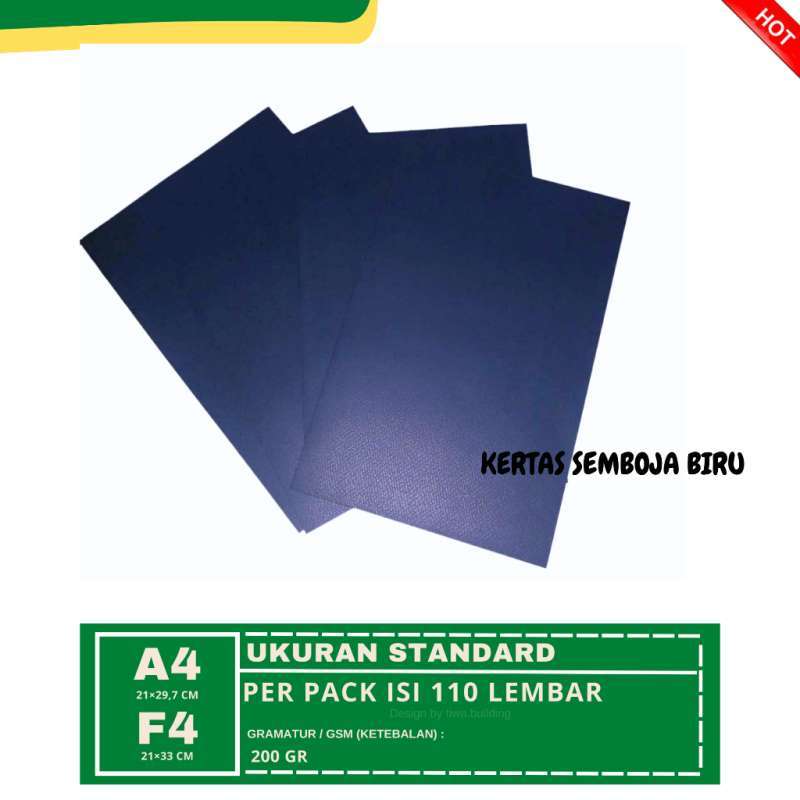 Jual Kertas Semboja/fancy Paper A4 & F4 Perpack Isi 110 Lembar, Ukuran A4 - Hitam Di Seller Tiwa ...