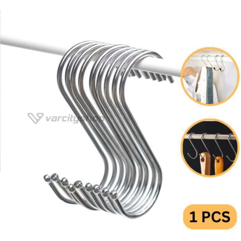 Jual Hook Gantungan Model S Kait Barang Besi Stainless Cantolan Hanger ...