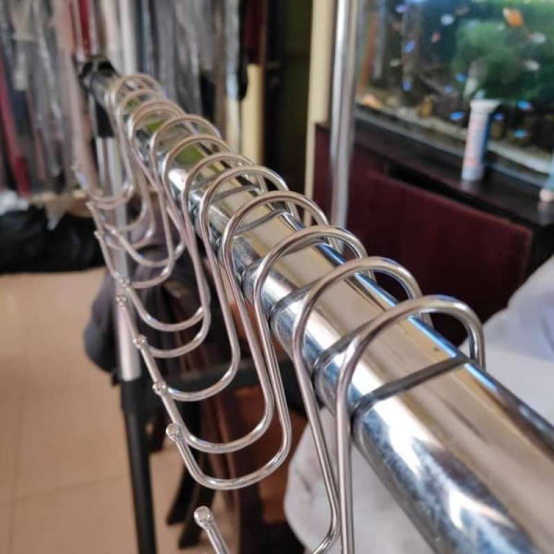 Jual Hook Gantungan Model S Kait Barang Besi Stainless Cantolan Hanger ...