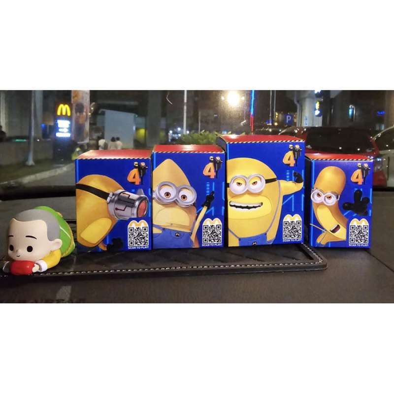 Jual Mega Mel Mega Gus Mega Dave Mega Tim Minion Happy Meal Mcd 2024 Despicable Me 4
