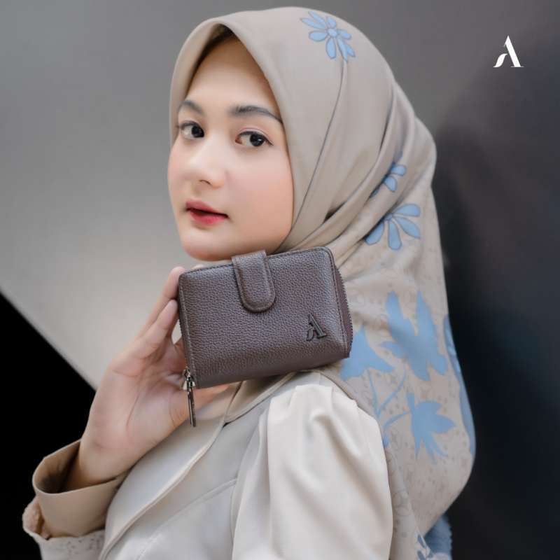 Promo - Hillory Wallet Card Holder Dompet Mini Wanita Kulit Asli ...