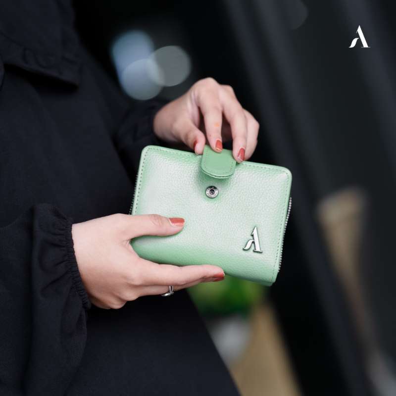 Promo - Hillory Wallet Card Holder Dompet Mini Wanita Kulit Asli ...