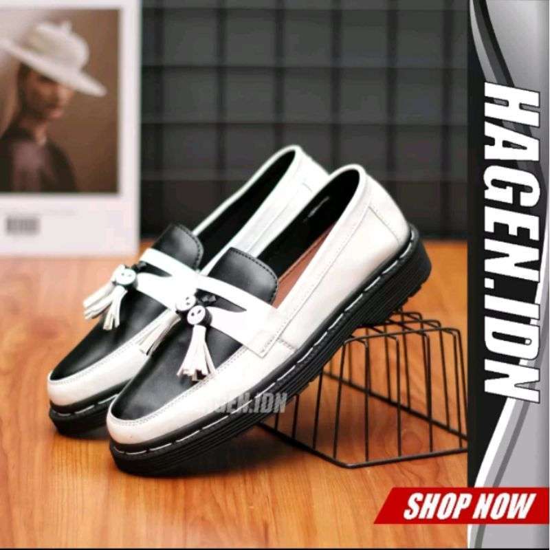Promo Mezura Sepatu Docmart Nightmare Loafers Pria Pantofel Kerja ...