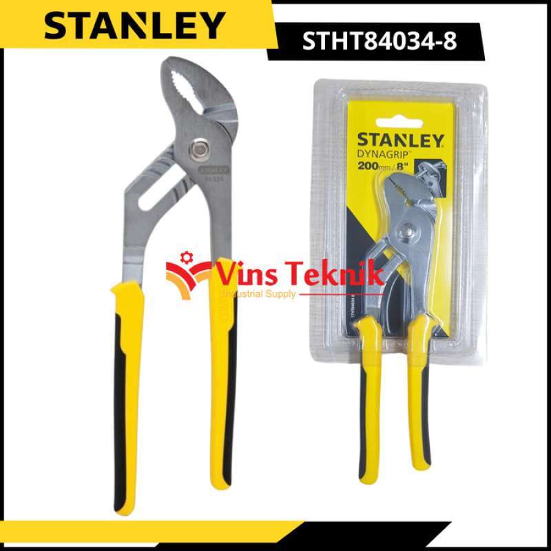 Promo Tang Burung 8inch Dynagrip Pump Joint Pliers Stanley Stht84034-8 ...