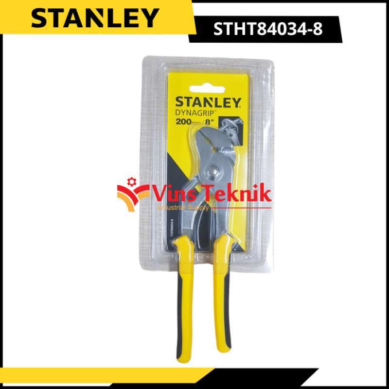 Promo Tang Burung 8inch Dynagrip Pump Joint Pliers Stanley Stht84034-8 ...