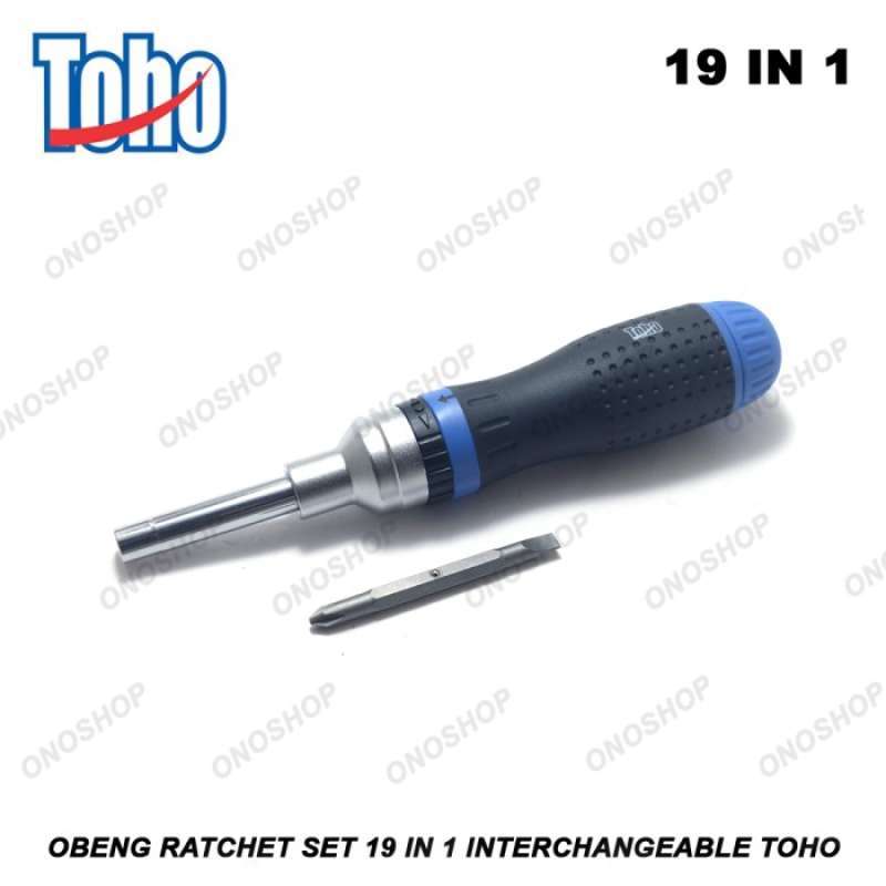 Promo Obeng Ratchet Set 19 In 1 Interchangeable Toho Diskon 23% Di ...