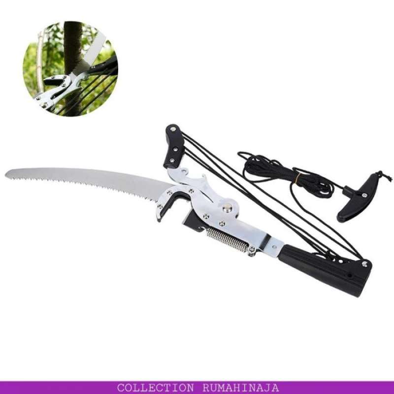 Promo Gergaji Tarik Potong Gunting Dahan Ranting Pohon Tinggi High Saw Tool Diskon 23% Di Seller ...