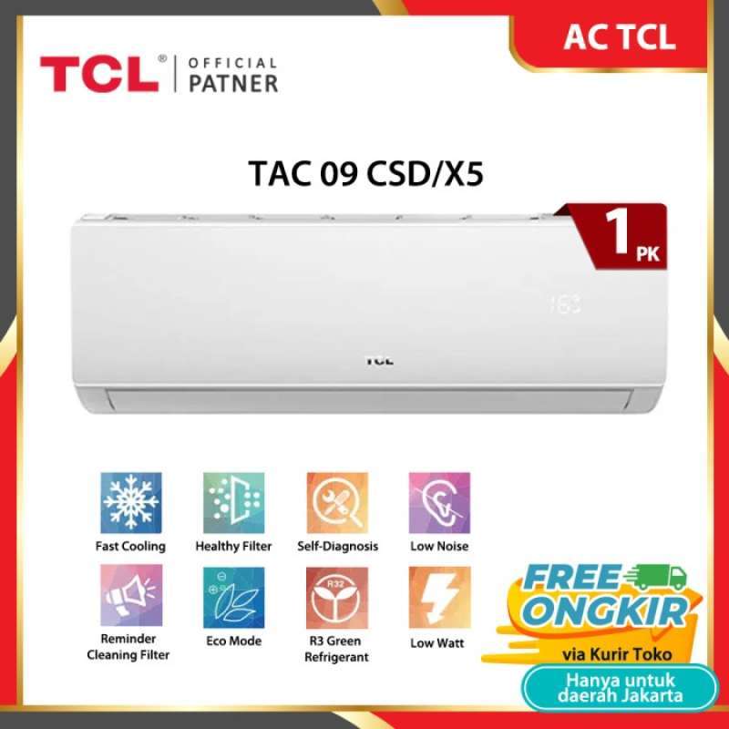 Promo Ac Tcl 1 Pk Tac 09 Csd Xs Air Conditioner Garansi Official Tcl ...