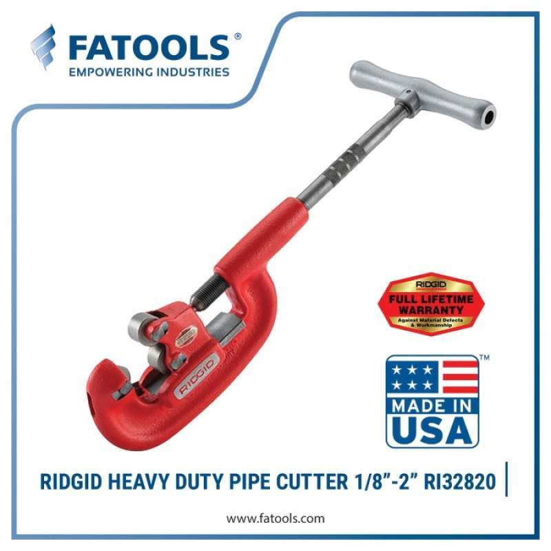 Promo Ridgid 32820 2-a Heavy Duty Pipe Cutter Alat Potong Pipa 1/8-2 ...