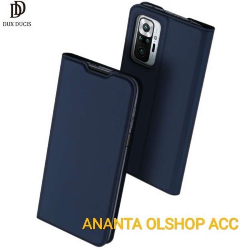 Promo Xiaomi Redmi Note 10 - 10s - 10 Pro Flip Case Dux Ducis Original ...