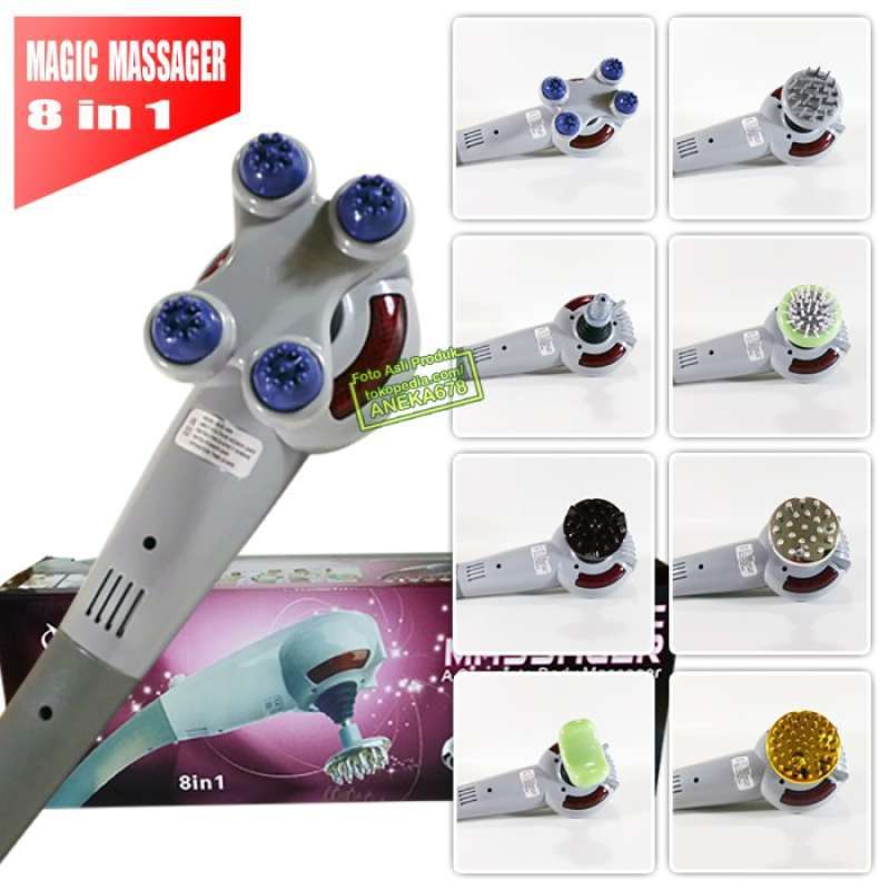 Promo Magic Massager 8 In 1 Blueidea Bld-999 Alat Terapi Kesehatan ...