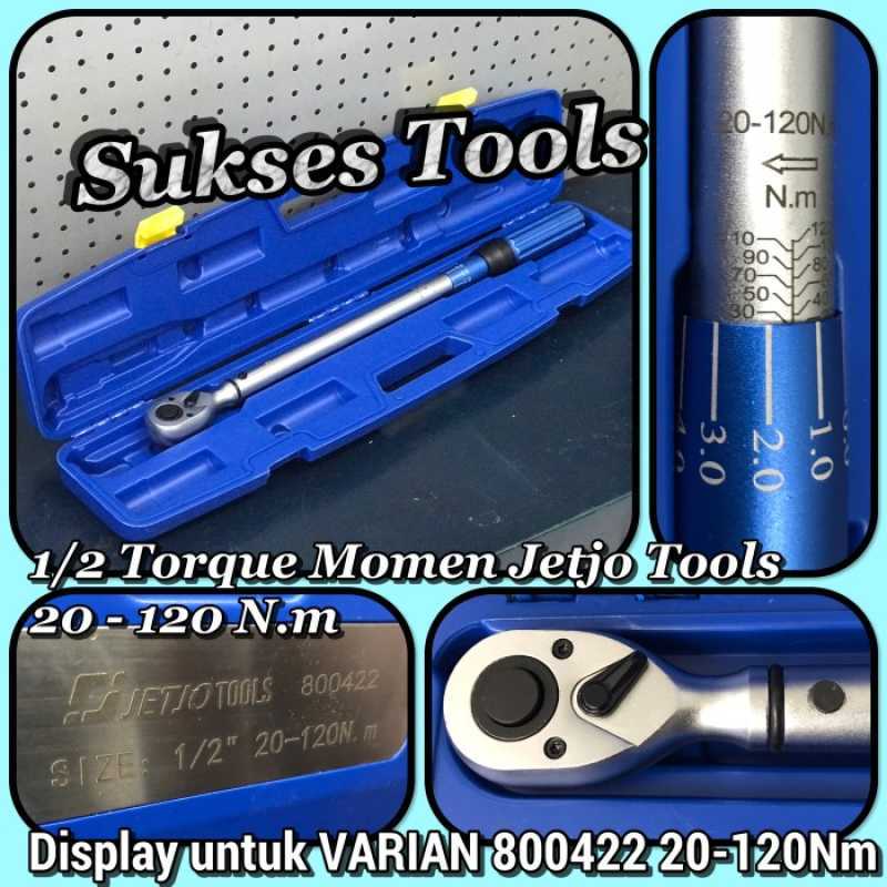 Promo Kunci Momen Torsi Sq 1/2 Torque Wrench 20 - 120 30 - 220 60 - 330 Nm Diskon 23% Di Seller ...