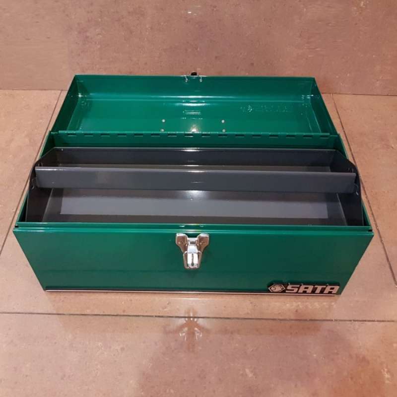 Promo Tool Box Besi (kotak Perkakas) 95102 Metal Tool Box 17 Inch Sata ...