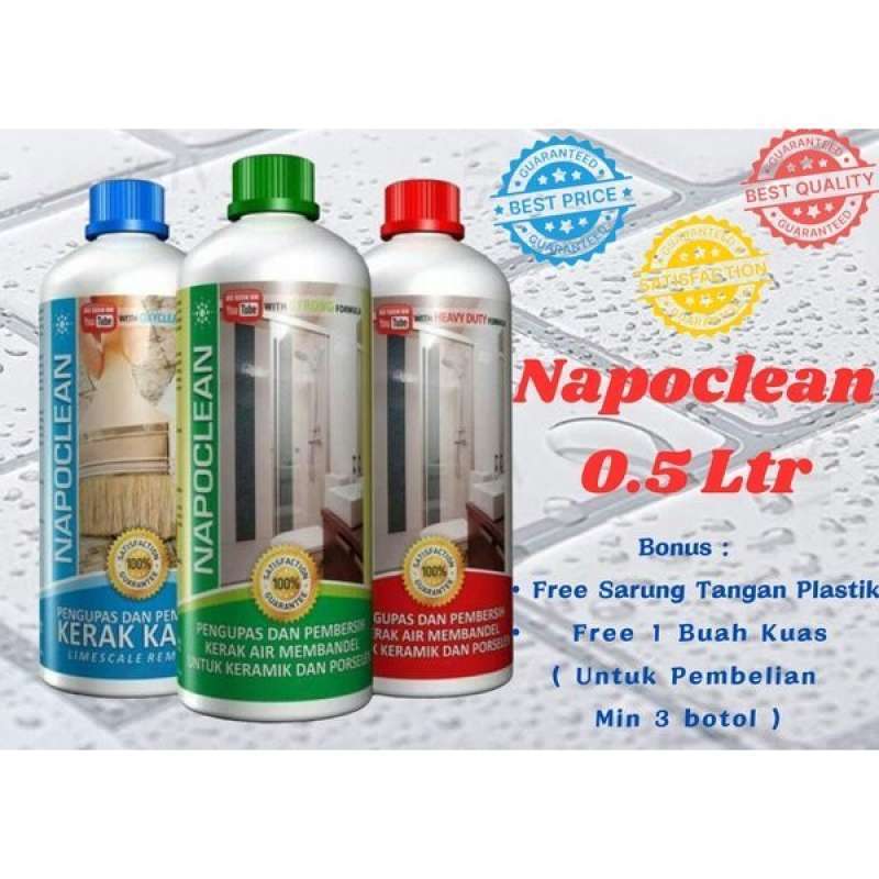 Jual Napoclean 0,5 Liter - Pembersih Kerak & Noda Di Keramik Di Seller ...
