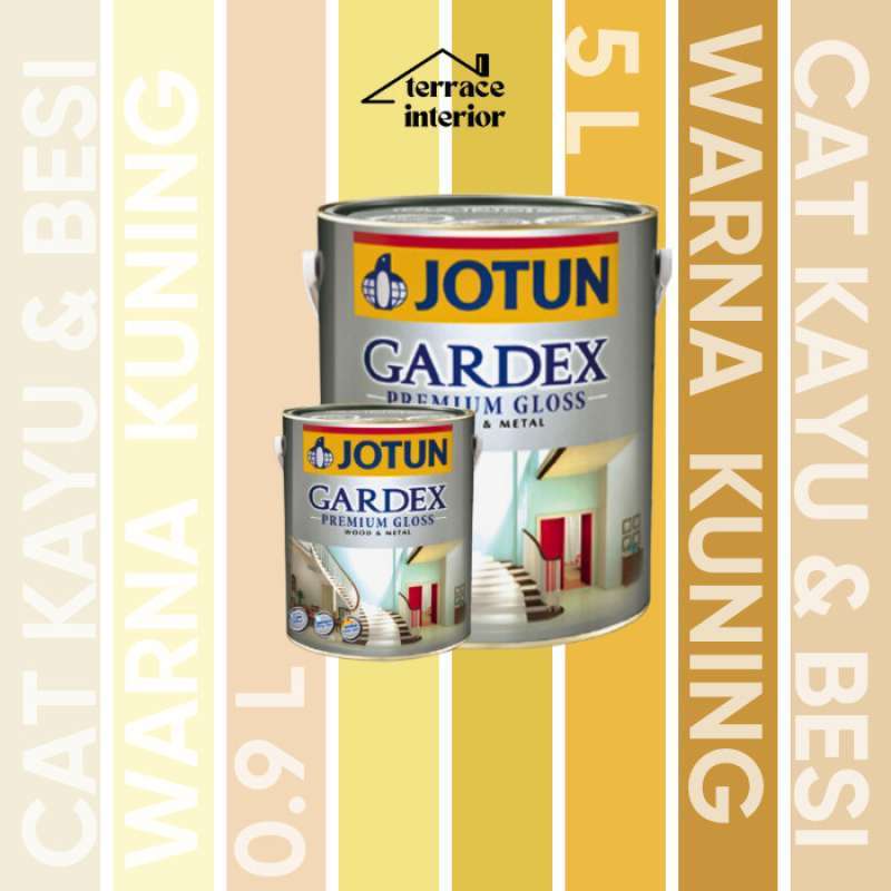 Promo Cat Kayu & Besi Gardex Warna Kuning Gloss Jotun 0.9 L Diskon 23% ...