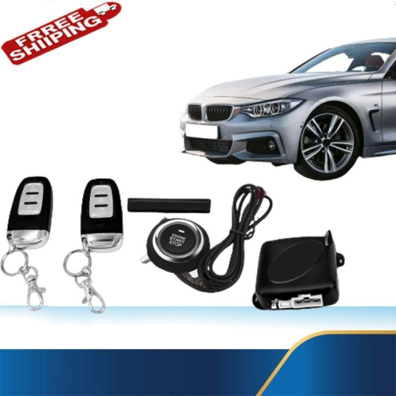 Promo Car Keyless Entry Engine Start Alarm System Push Button Remote ...