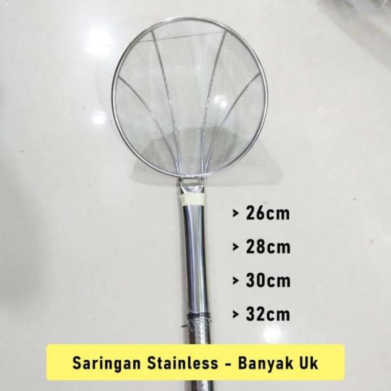 Promo Serokan Saringan Stainless Gagang Stainless Full Super Tebal ...