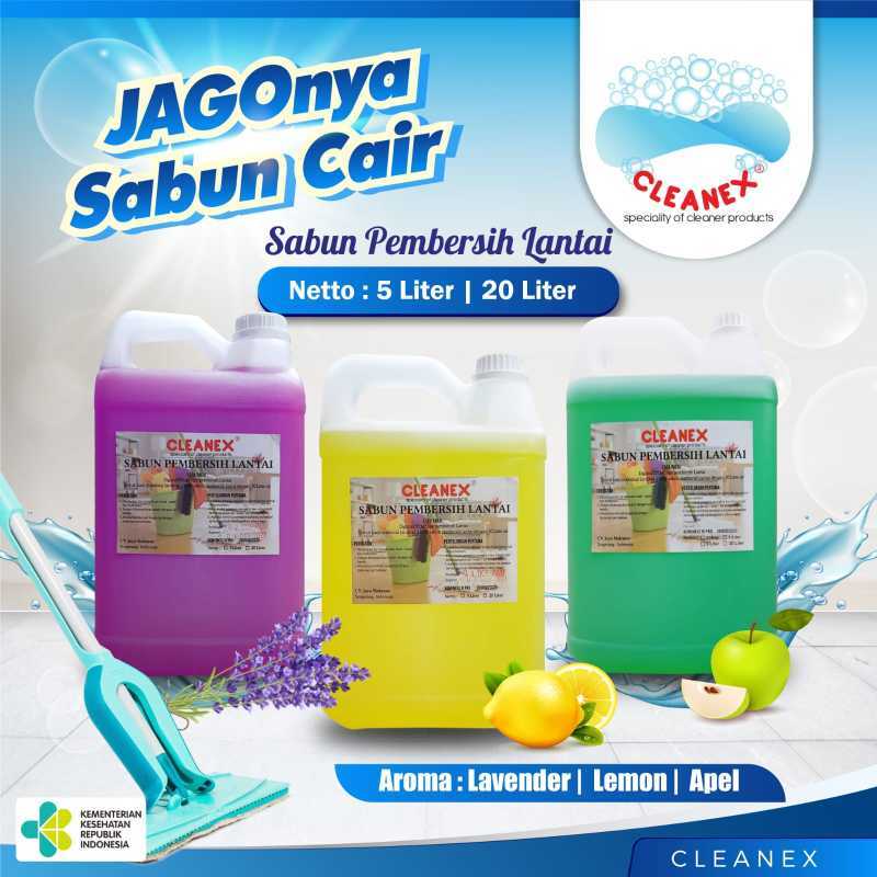 Jual Cleanex Sabun Pembersih Lantai 5 Liter - Lemon Di Seller Mami ...