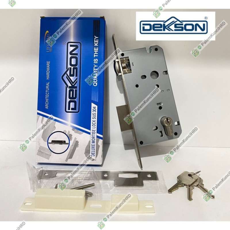 Promo Mortise Lock Dekkson Mts Rl Dl 8685 Sss + Kunci Cylinder Dekkson ...