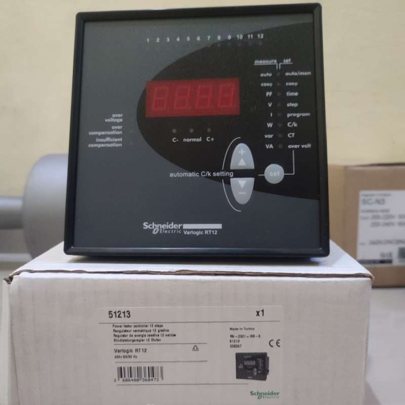 Promo Regulator Schneider Varlogic Rt12 Pf Regulator 12 Step 51213 ...