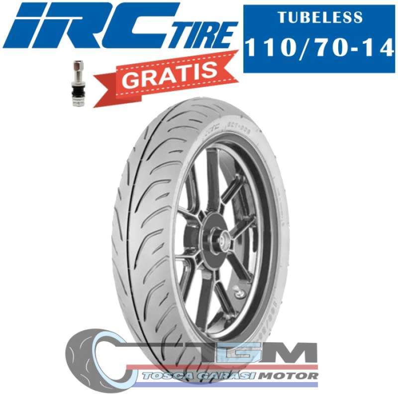 Promo Ban Motor Ring 14 Irc Tubeless 110/70-14 100% Produk Baru Dan ...