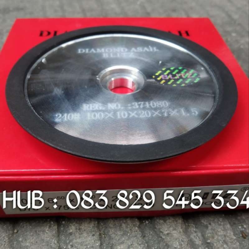 Promo Diamond Asah Blitz Mata 2 Sisi Diamond Wheel 4 Inch Batu Asah ...