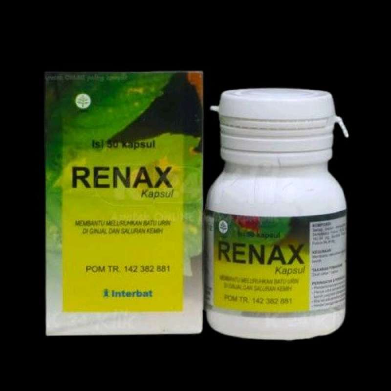 Promo Renax 50 Kapsul - Meluruhkan Batu Di Ginjal Dan Saluran Kemih ...