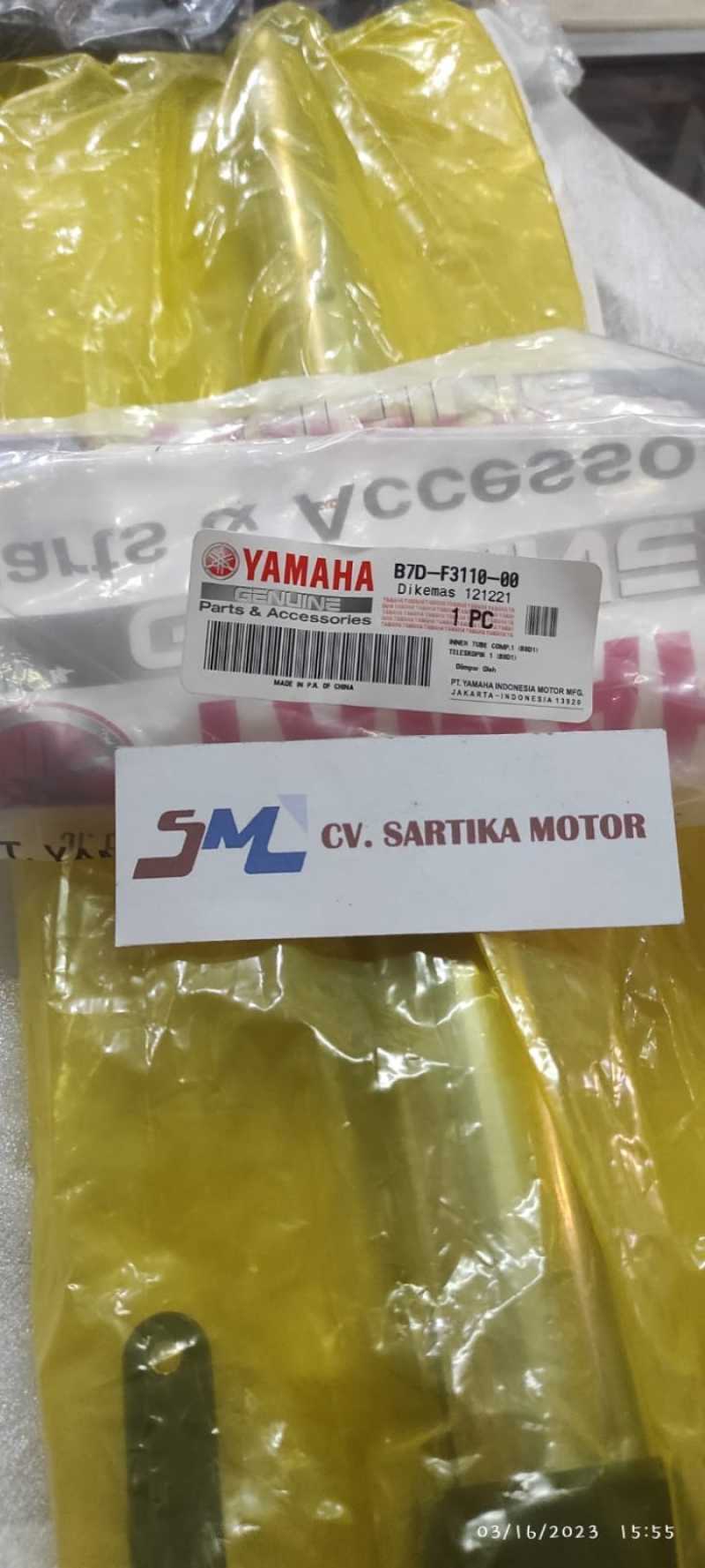Promo As Shock Depan Xsr 155 Kiri / Inner Tube Comp.1 (b8d1) / B7d ...