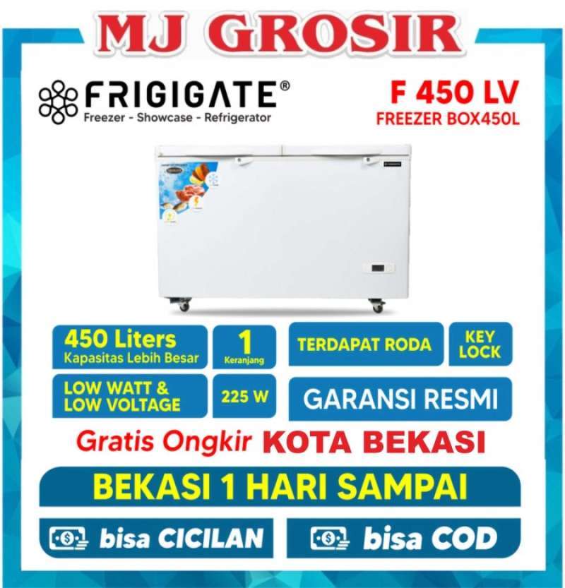 Promo Frigigate F 450 Lv Chest Freezer Box 450 L Lemari Pembeku 450 ...
