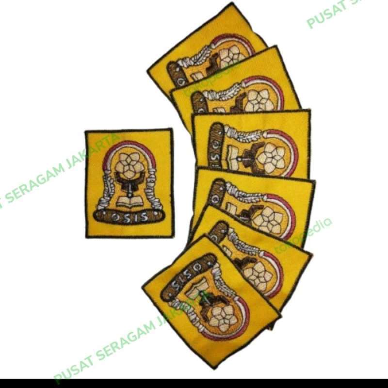 Jual Atribut Sekolah/bet/badge/logo Bordir Osis Tk Paud Sd Smp Sma ...