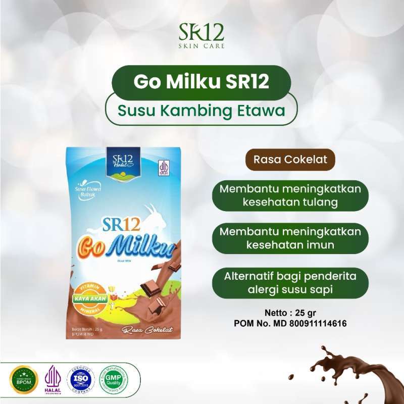 Jual Go Milku Sachet Sr12 - Halal Susu Kambing Etawa Premium ...