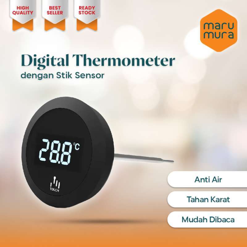 Jual Marumura Digital Thermometer Cooking Suhu Masakan / Makanan Di ...