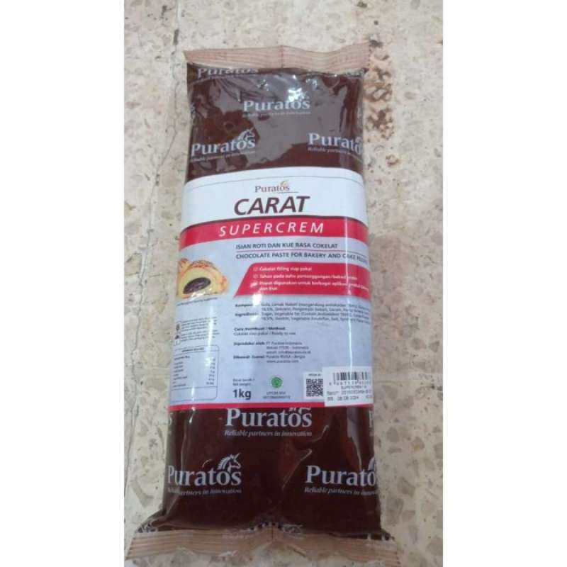 Jual Chocolate Creamfill Puratos Carat / Coklat Filling Puratos - 1 Kg ...