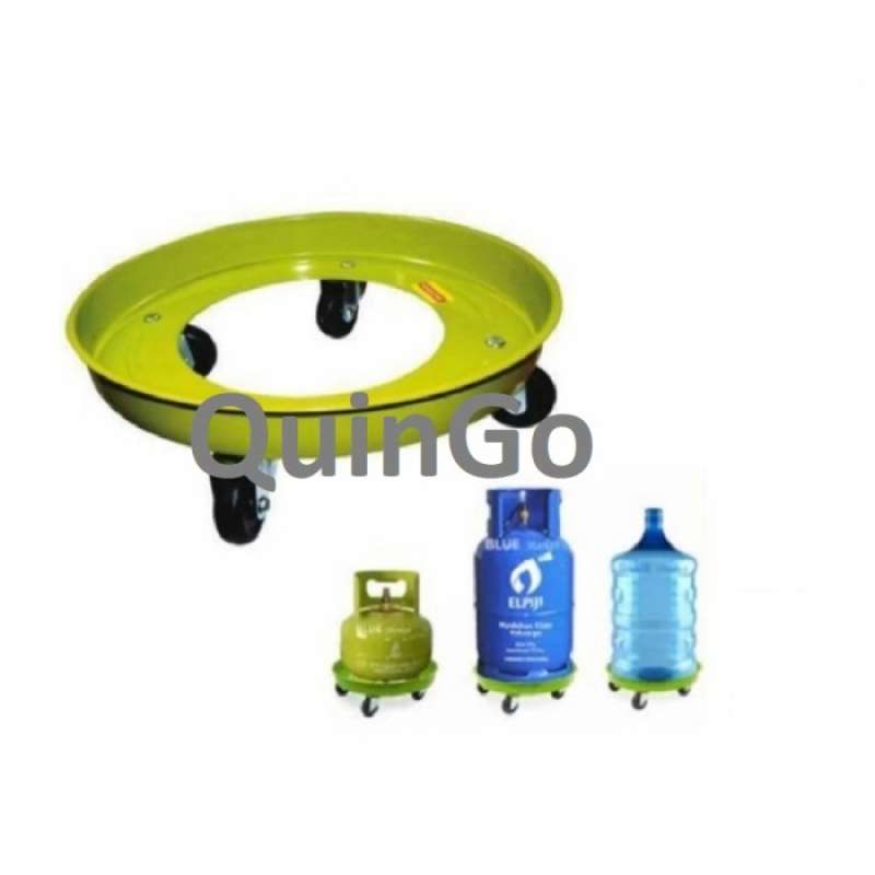 Jual Kenmaster Tatakan Tabung Gas Besi Roda Alas Dudukan Kaki Gas Galon ...