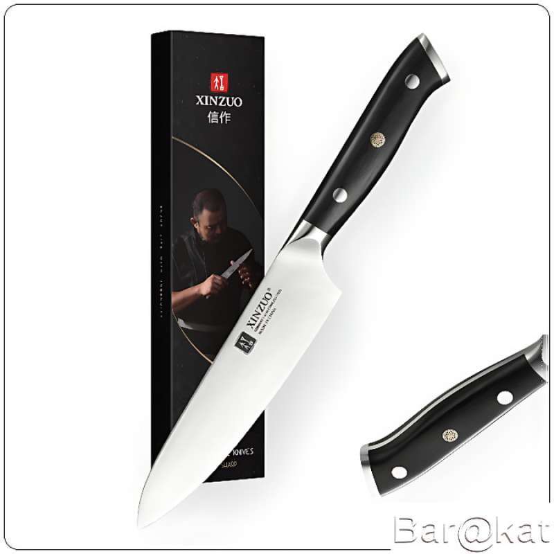 Jual Pisau Daging Chef Knife Utility 5inch German Steel 1.4116 Di ...