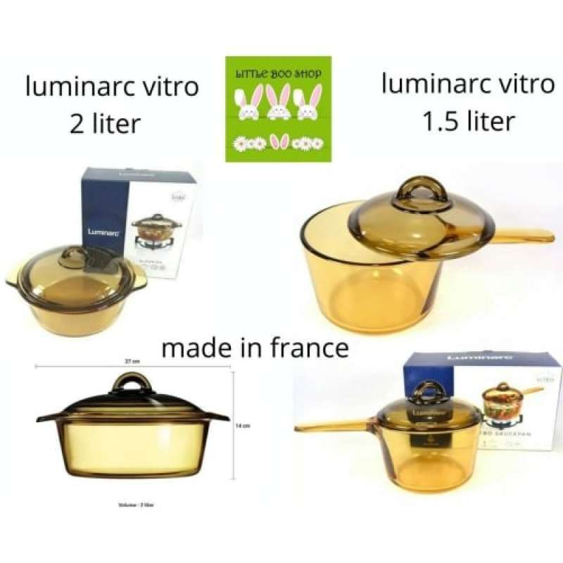 Jual Luminarc Vitro 2 Liter // 1.5 Liter Blooming Casserole Amber 2l Di Seller Consume ...