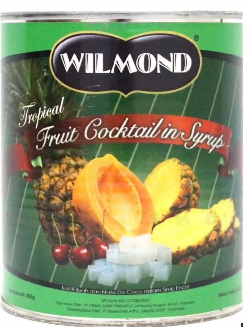Jual Koktil Buah Nata De Coco / Wilmond Tropical Fruit Cocktail 836 Gr ...