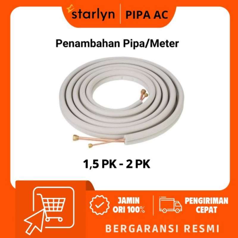 Promo New Penambahan Pipa Ac 1,5 Pk 2pk New - 2 Meter Diskon 21% Di ...