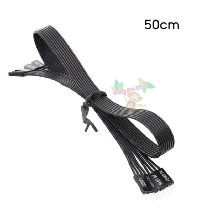 Jual Extension Cable Front Panel Power Reset Hdd Led Casing Komputer Pc ...