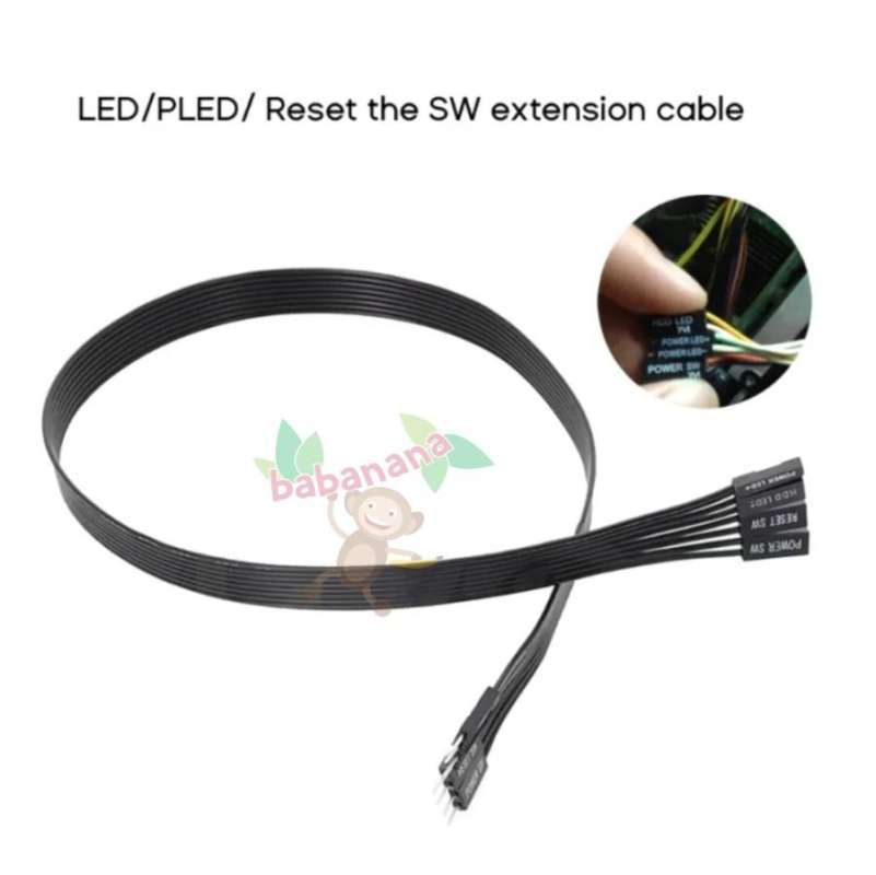 Jual Extension Cable Front Panel Power Reset Hdd Led Casing Komputer Pc ...